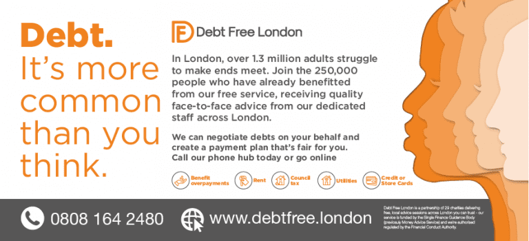 Debt Free London is helping more Londoners out of debt - Toynbee Hall