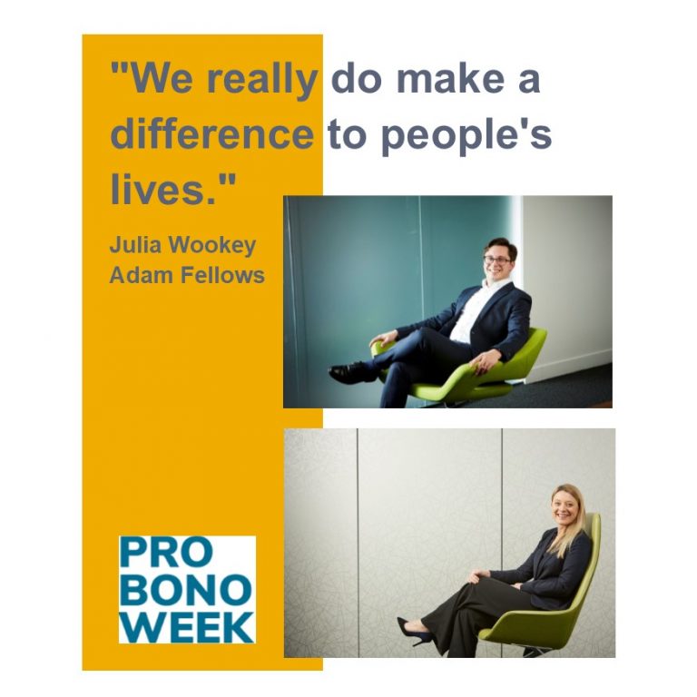 "We really do make a difference to people's lives." Julia Wookey and ...